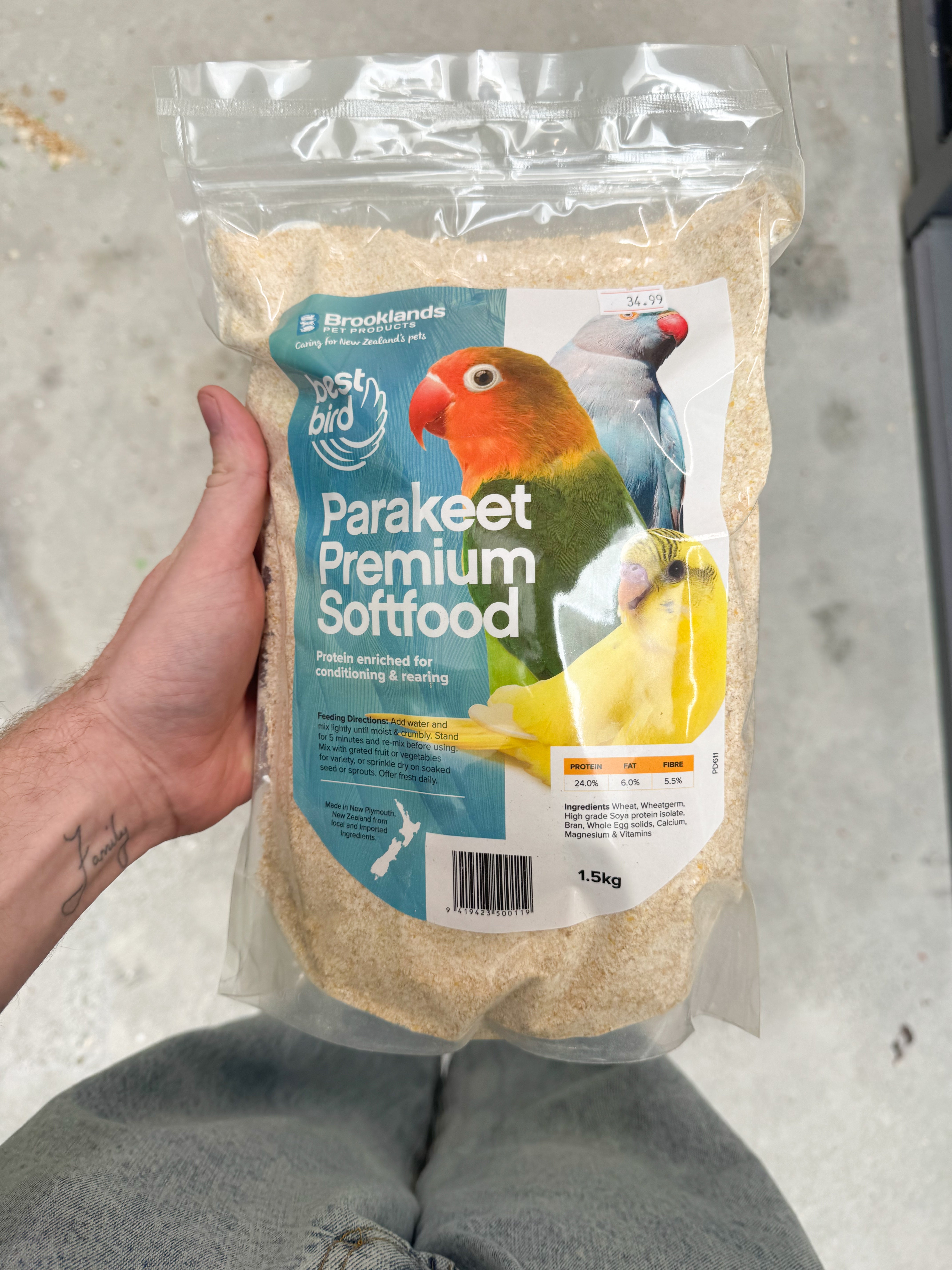 Parakeet Premium Softfood – Paws and Claws Manawatu