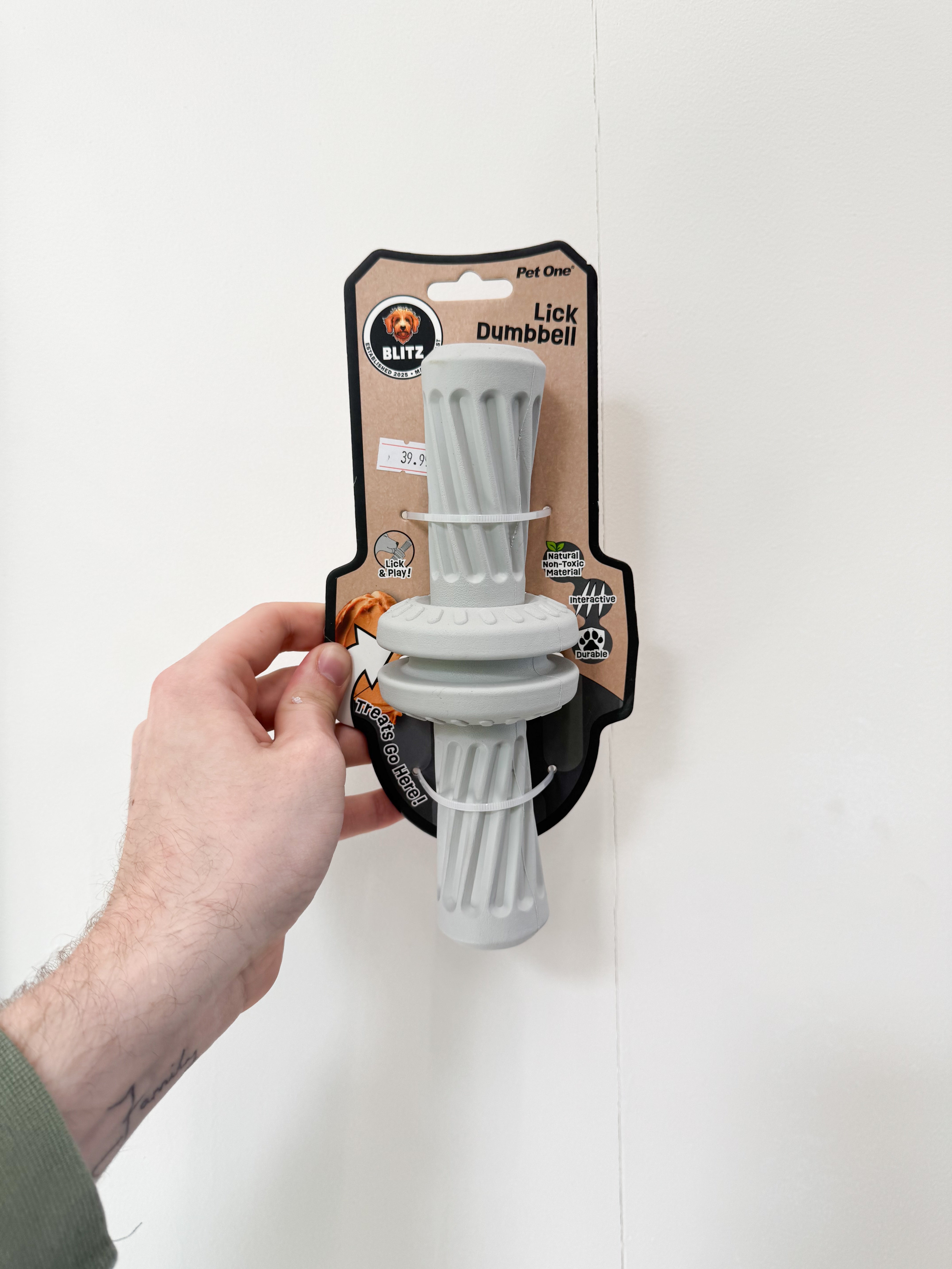 Lick Dumbell (Large) – Paws and Claws Manawatu