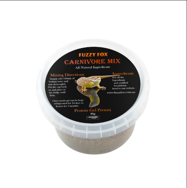 Fuzzy Fox Carnivore Mix for reptiles – Paws and Claws Manawatu
