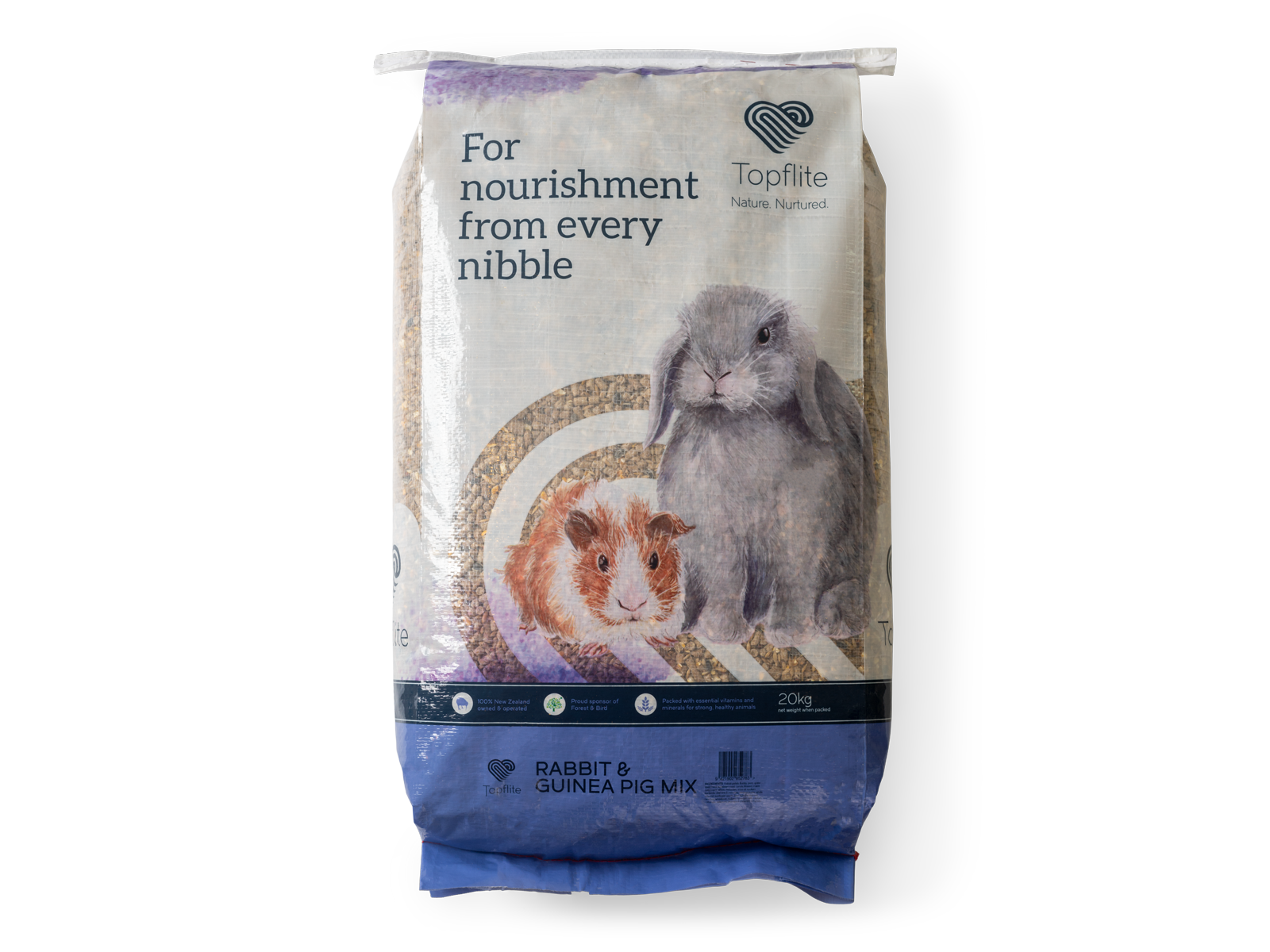 Topflite Rabbit & Guinea Pig Mix 20kg – Paws and Claws Manawatu